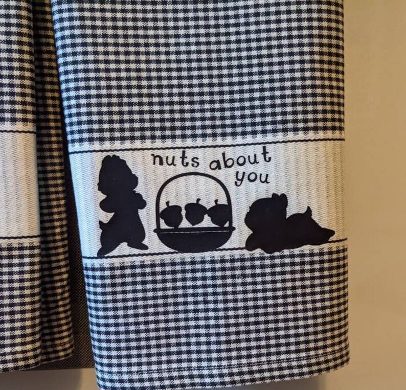 Chip N Dale Decorative Kitchen Towel Set - Etsy