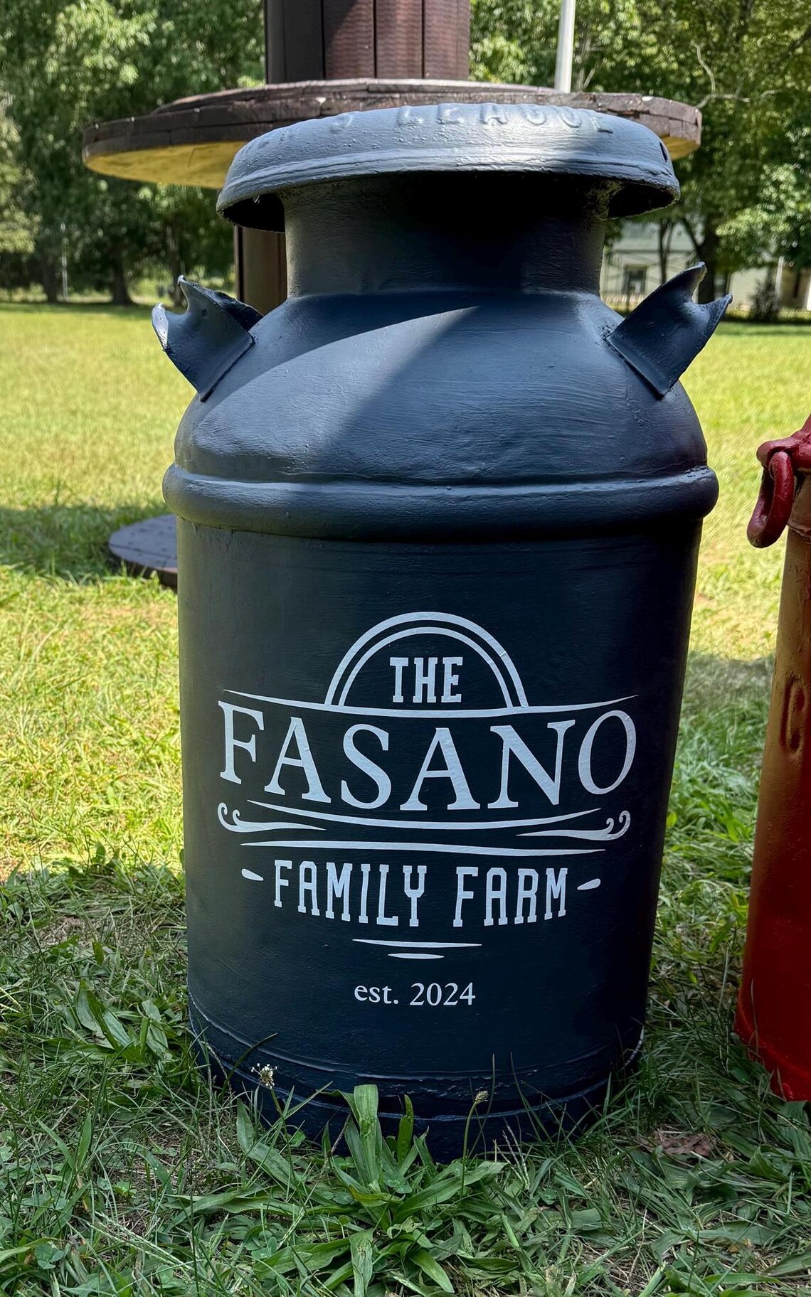 Personalized Family Decal for Milk Can - Farm Decal - Etsy