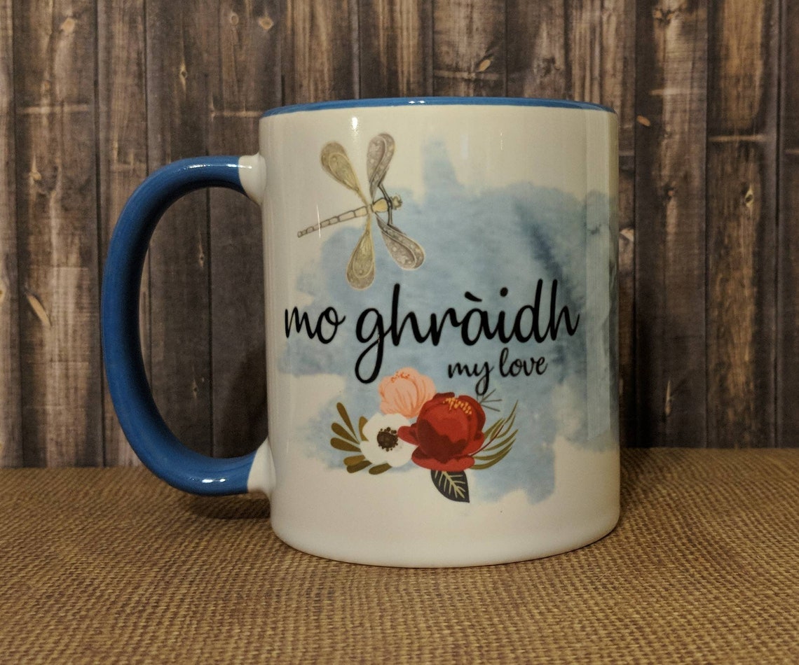 Outlander Mug Jamie and Claire Mug Coffee Mug Mo Ghraidh - Etsy