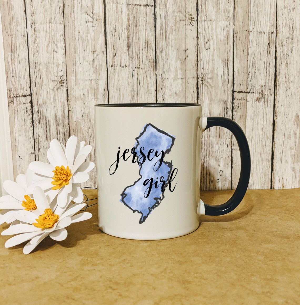 Jersey Girl Mug New Jersey Coffee My Home Town Coffee Mug | Etsy