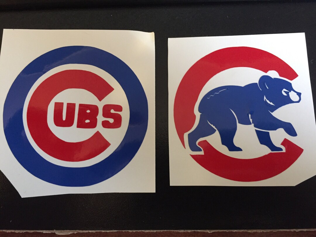 Chicago Cubs Decal - Etsy