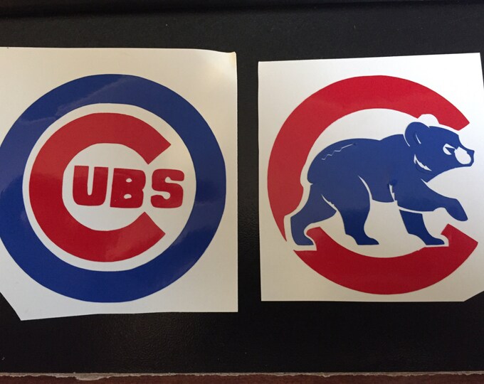 Chicago Cubs Decal - Etsy