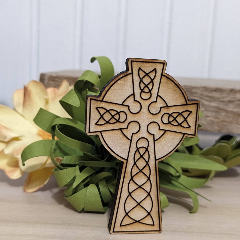 Wooden Celtic Cross - Etsy
