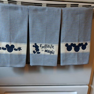 Mickey Mouse Decorative Towel Set - Believe in Magic - Etsy