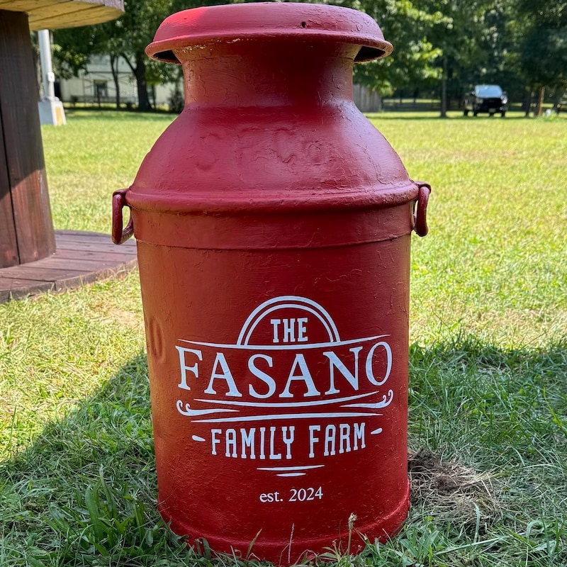 Milk Can Decal - Etsy