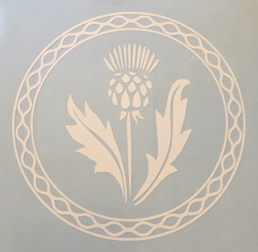 Outlander Thistle Decal, Car Decal, Laptop Decal - Etsy