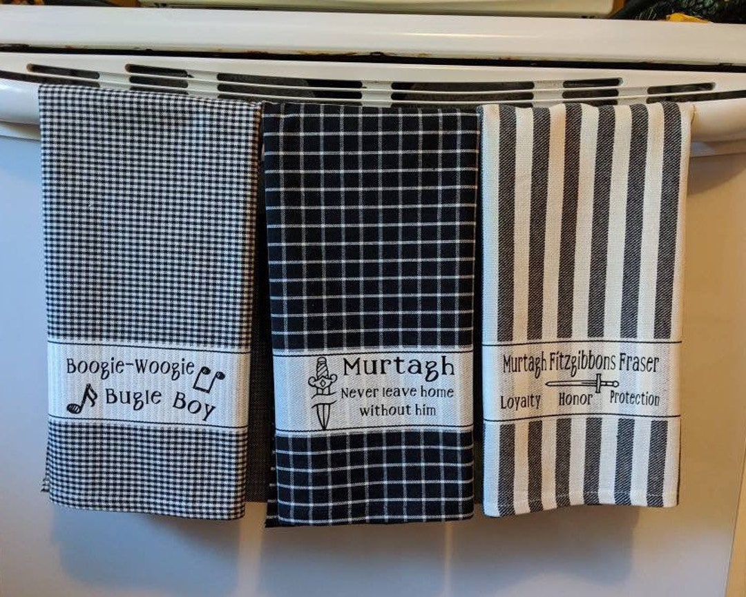 Decorative Murtagh Kitchen Towels, Outlander Kitchen Towels, Set of 3 ...