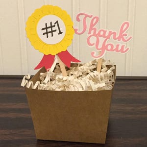 12 Teacher Appreciation Cupcake Toppers, Teacher End of Year Gift ...