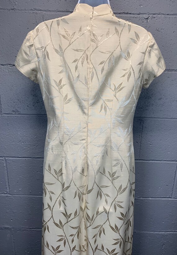 Vintage Cream Brocade Cheongsam Dress from J.R. Nites… - Gem