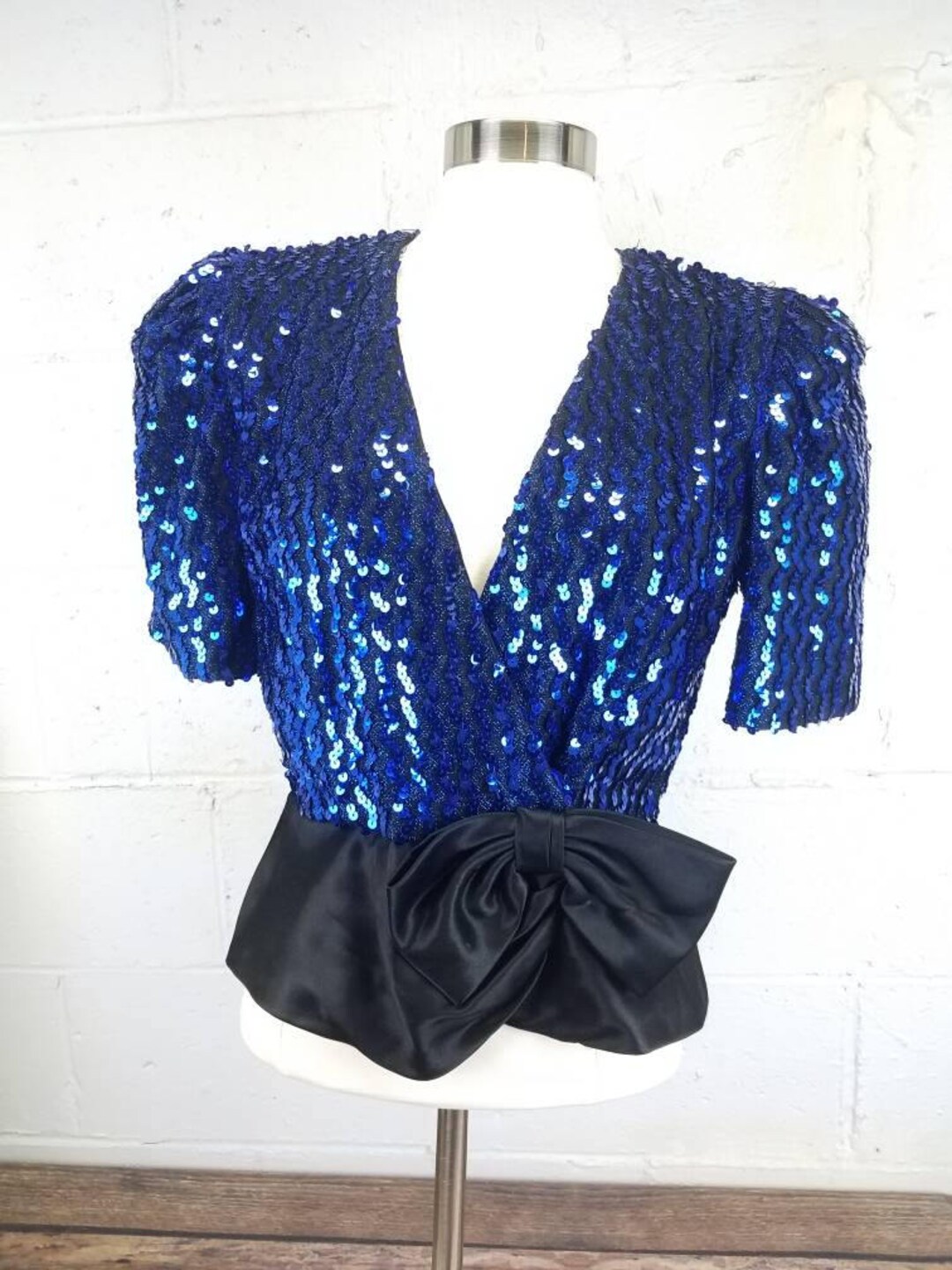 Vintage 1980s Barbara Chodos for Michael Marcella Ltd Blue - Etsy