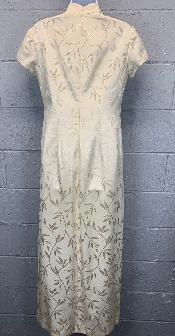Vintage Cream Brocade Cheongsam Dress from J.R. Nites… - Gem