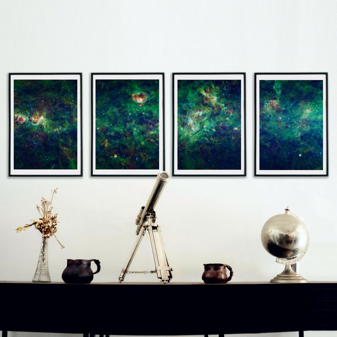 Milky Way Print, Celestial Wall Art, Stars, NASA, Eclectic, Astronomy ...
