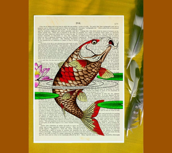 Koi Fish Sketch Book
