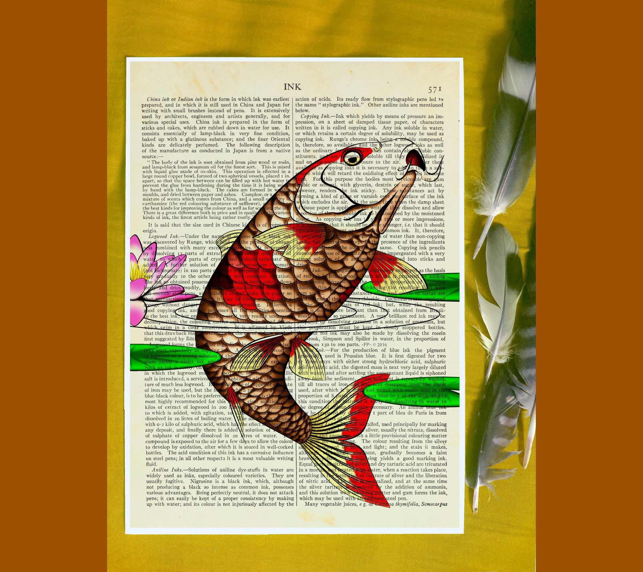 Koi Fish Drawings Book