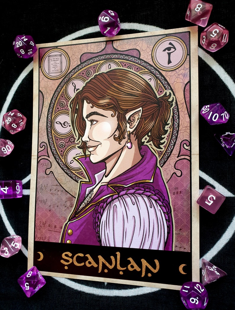 Scanlan Critical Role A5 Fine Art Print 300GSM Wall Art Wall | Etsy