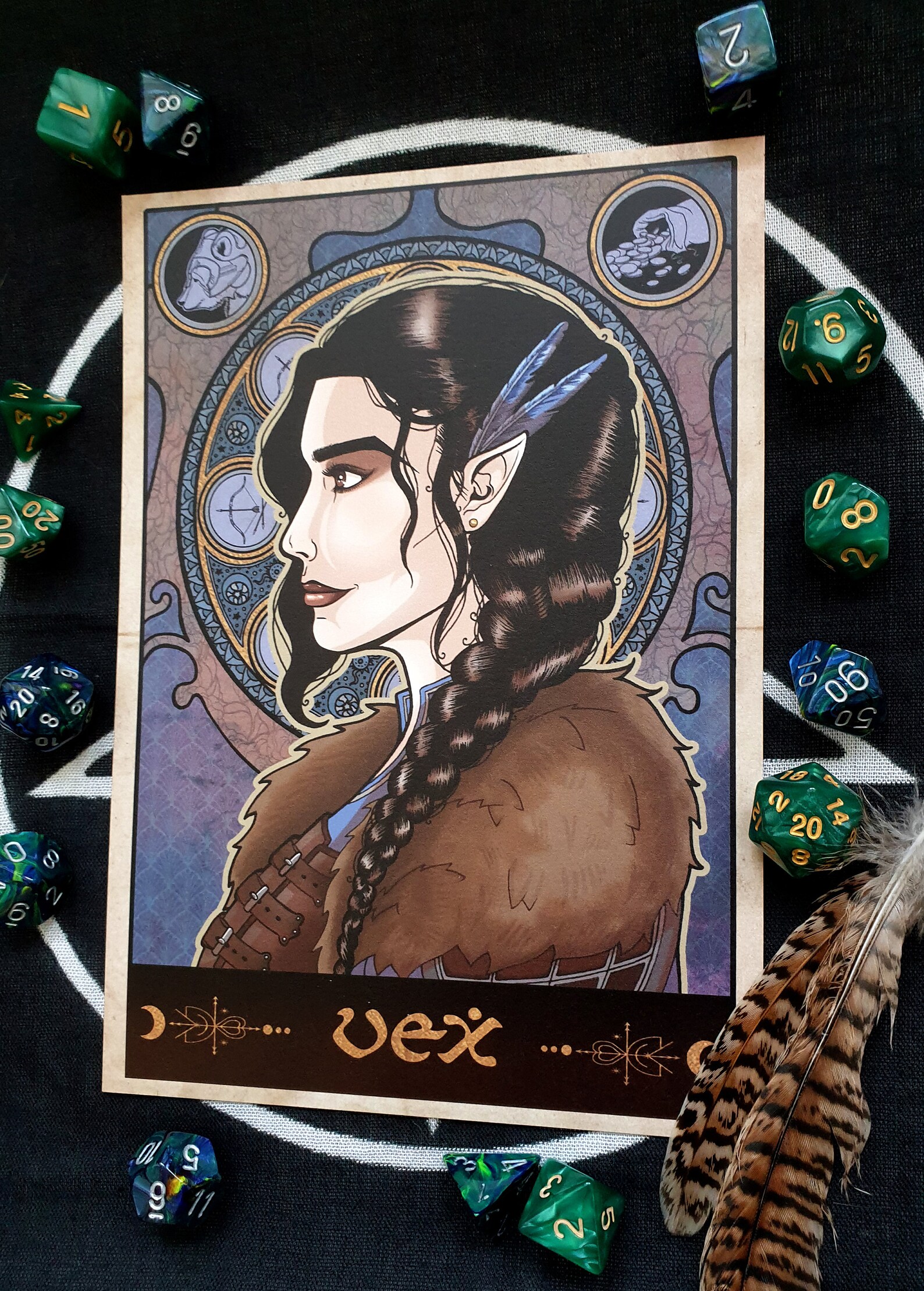 Vex'ahlia de Rolo A5 Art Print Critical Role Campaign 1 | Etsy