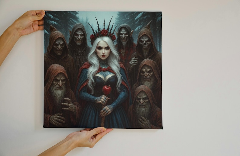 Snow White & the Seven Evil Dwarfs Gothic Fantasy Art | Dark Horror ...