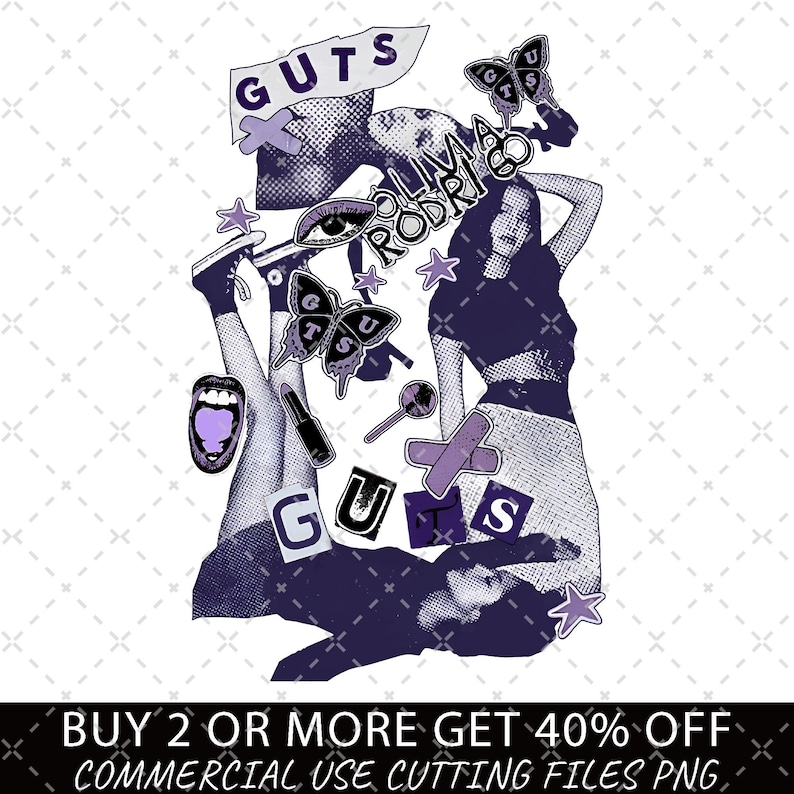 Vintage Olivia Rodrigo Png, GUTS Album Olivia Tour Png, Good 4 U Png ...