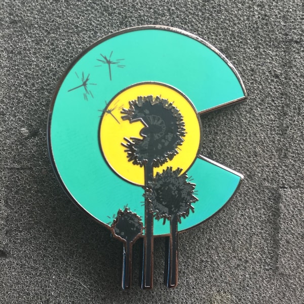 Dandelion Pin - Etsy