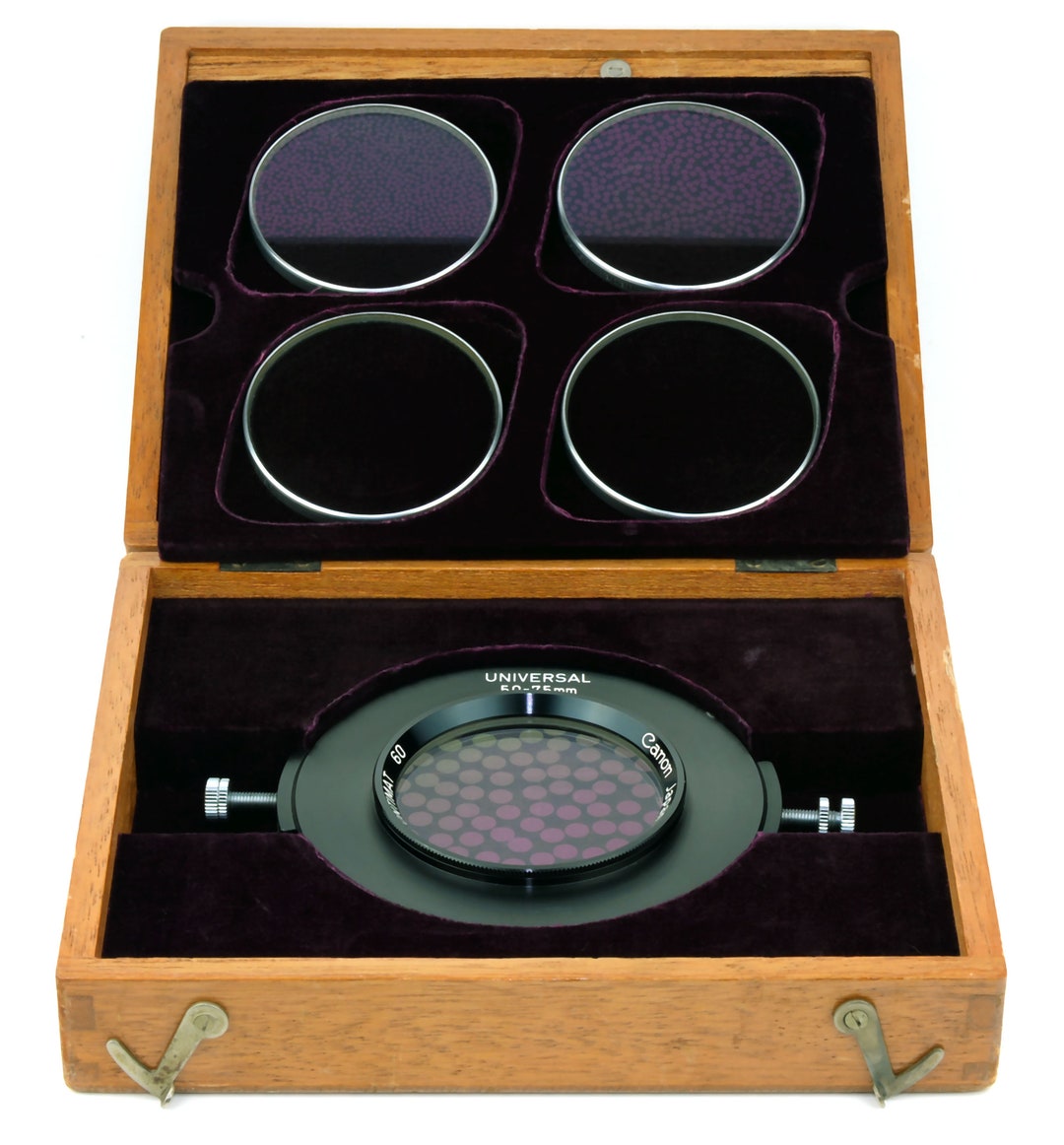 Canon Contimat Anti-moire Filters Complete in Original Wooden Case ...