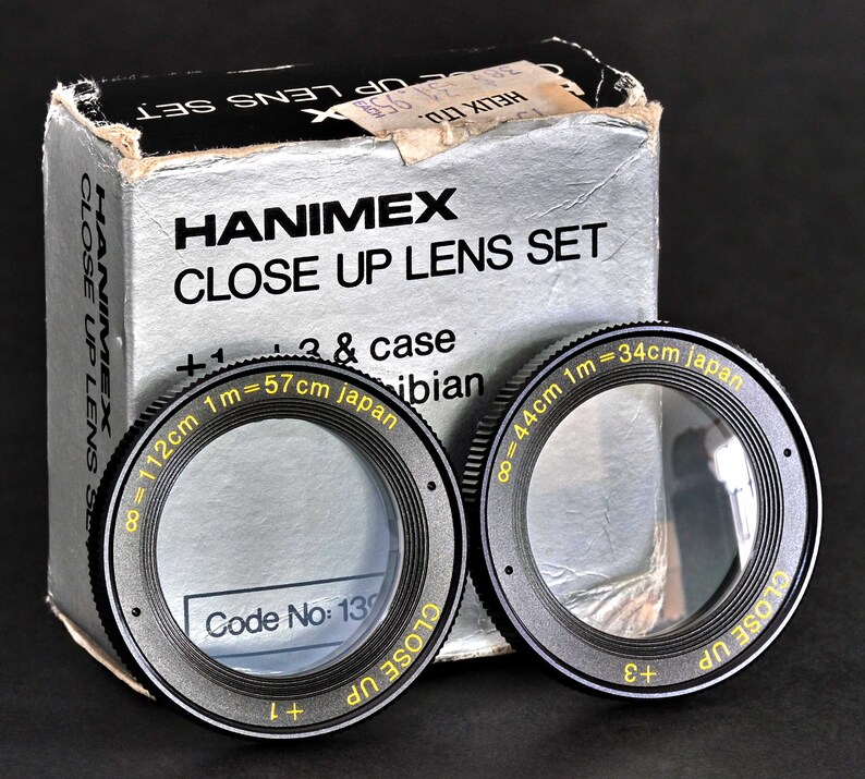 Hanimex Amphibian 35 Close up Lens Set Macro Lenses 1 3 IOB | Etsy