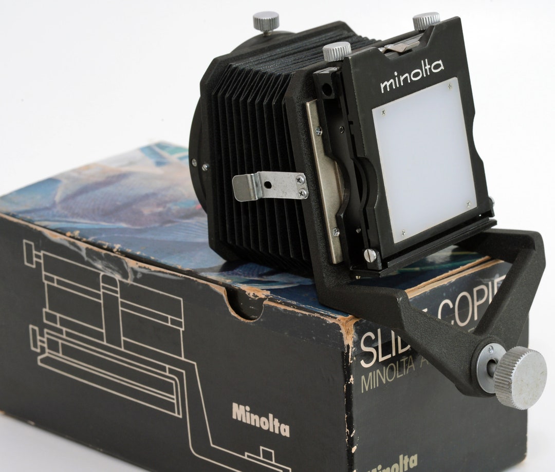 Minolta MC Slide Copier - Auto Bellows A - New Old Stock (NOS) - Minty ...