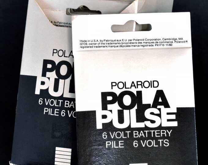Polaroid Pola Pulse 6 Volt Battery Pile 6 Volt NOS Brand 4 Polaroid ...