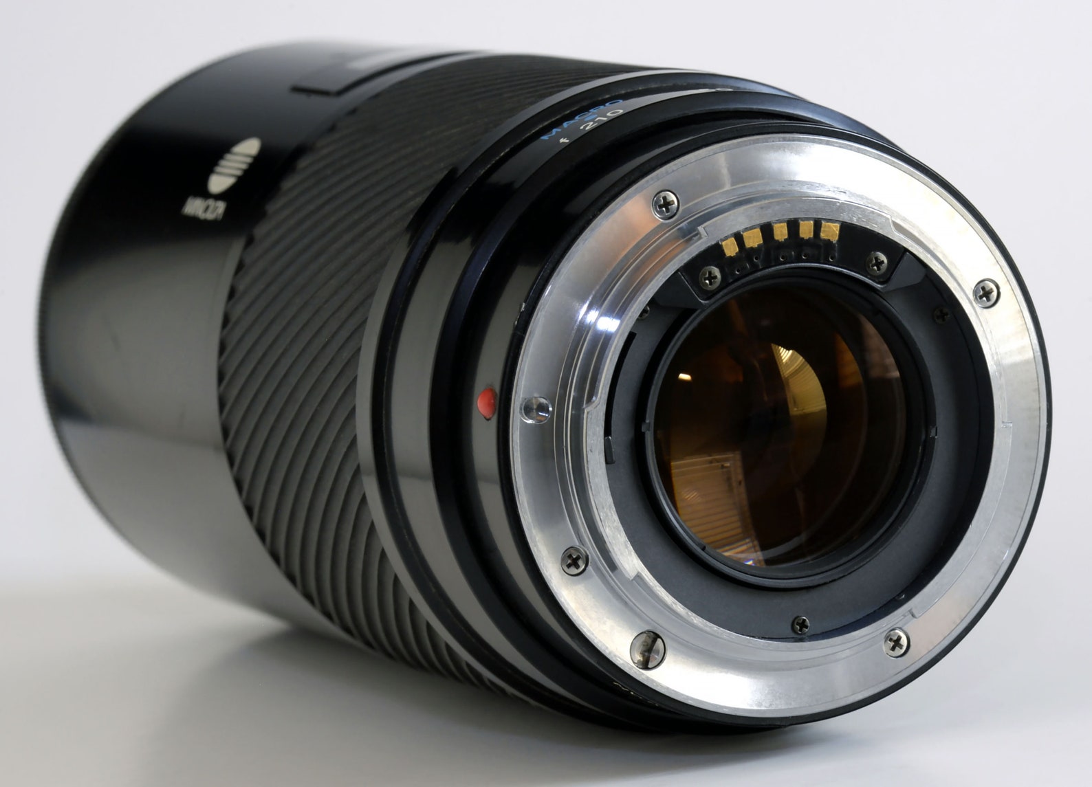 Minolta Maxxum Sony Alpha 70-210mm F/4 Macro Telephoto Zoom Lens Beer ...