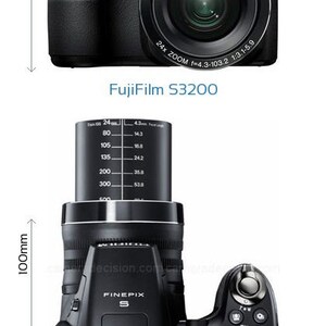 Fujifilm Finepix S3200 14 MP Digital Camera W 4.3-103.2mm F/3.1-5.9 24X Super-wide Macro Zoom ...