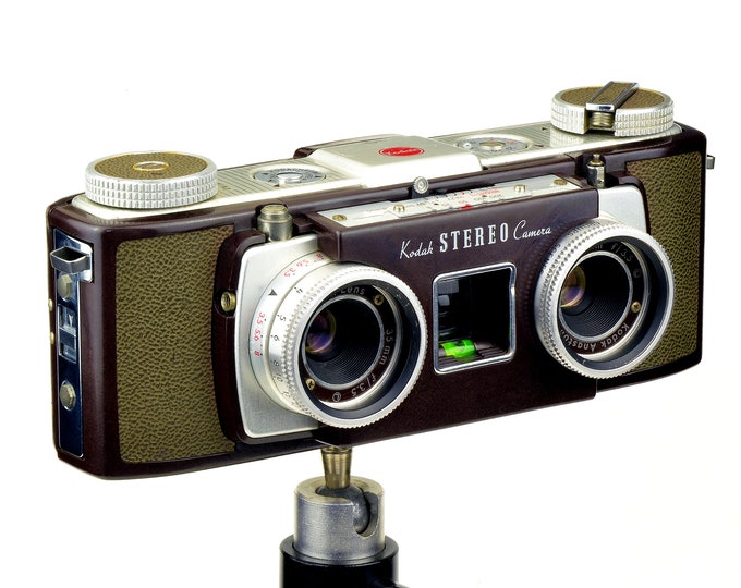 TDC Stereo Colorist 35mm Camera W 35mm F/3.5 A Rodenstock Trinar Lens ...