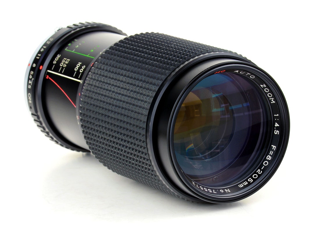 Olympus OM 80-205mm F/4.5 MC Macro 1:4 Telephoto Zoom Lens by Super ...