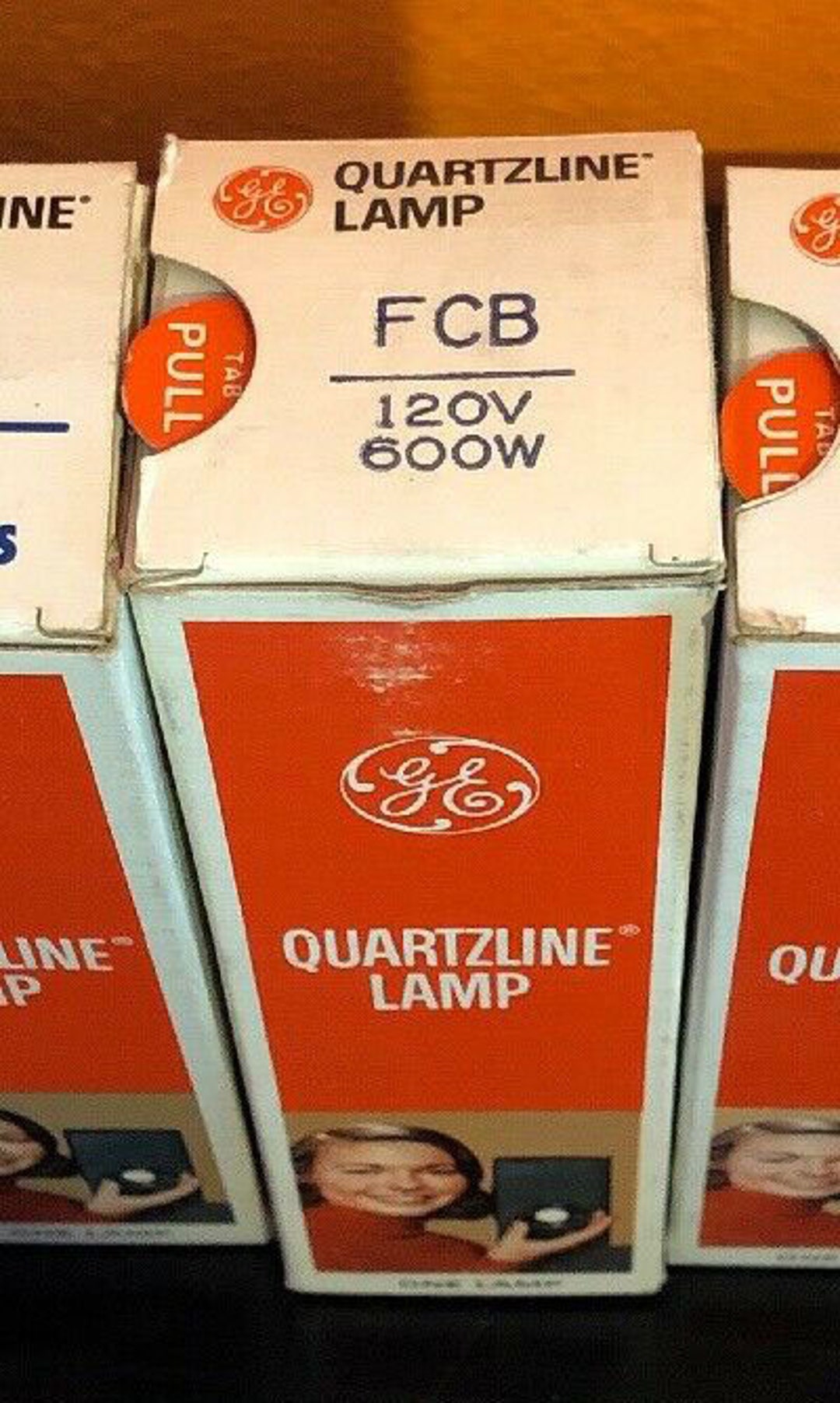 GE General Electric FCB Quartzline Projector Lamp New in Original Box ...