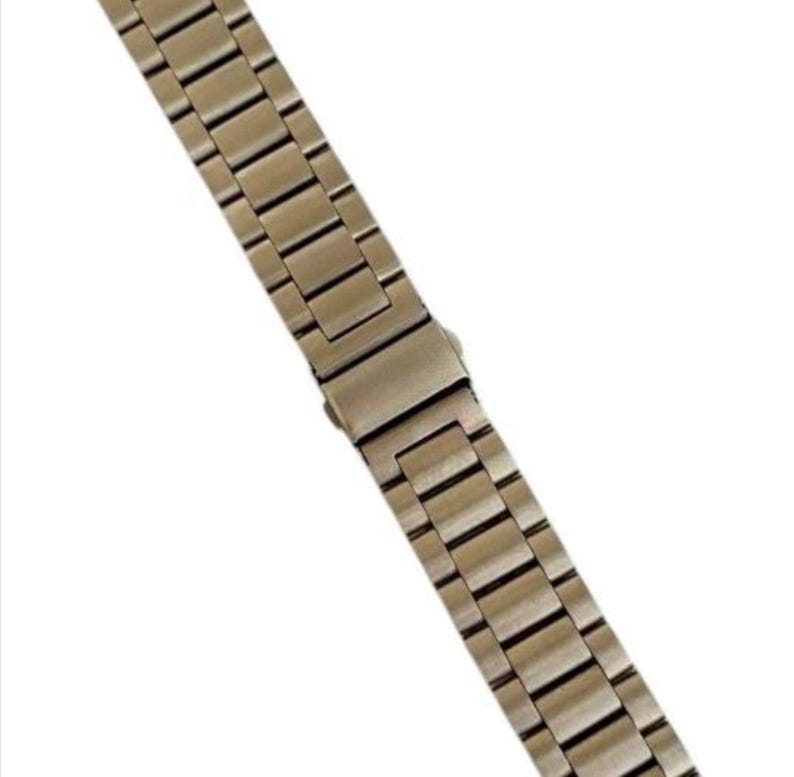 Fitbit Versa/sense Stainless Steel 3 Link Watch Band: Silver, Gold ...
