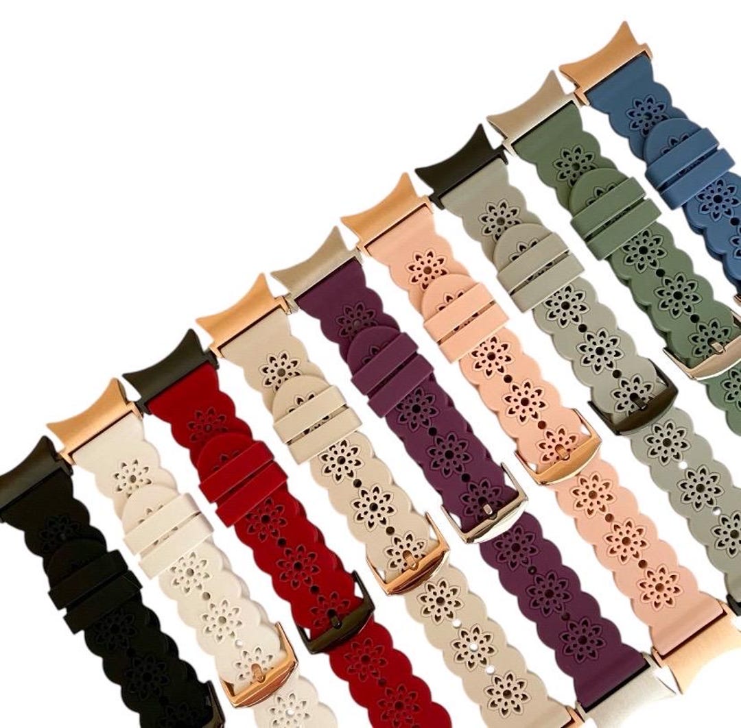 Samsung Galaxy Lace Silicone Watchband Active 1&2 Galaxy 3(41MM)-4-5-5 ...