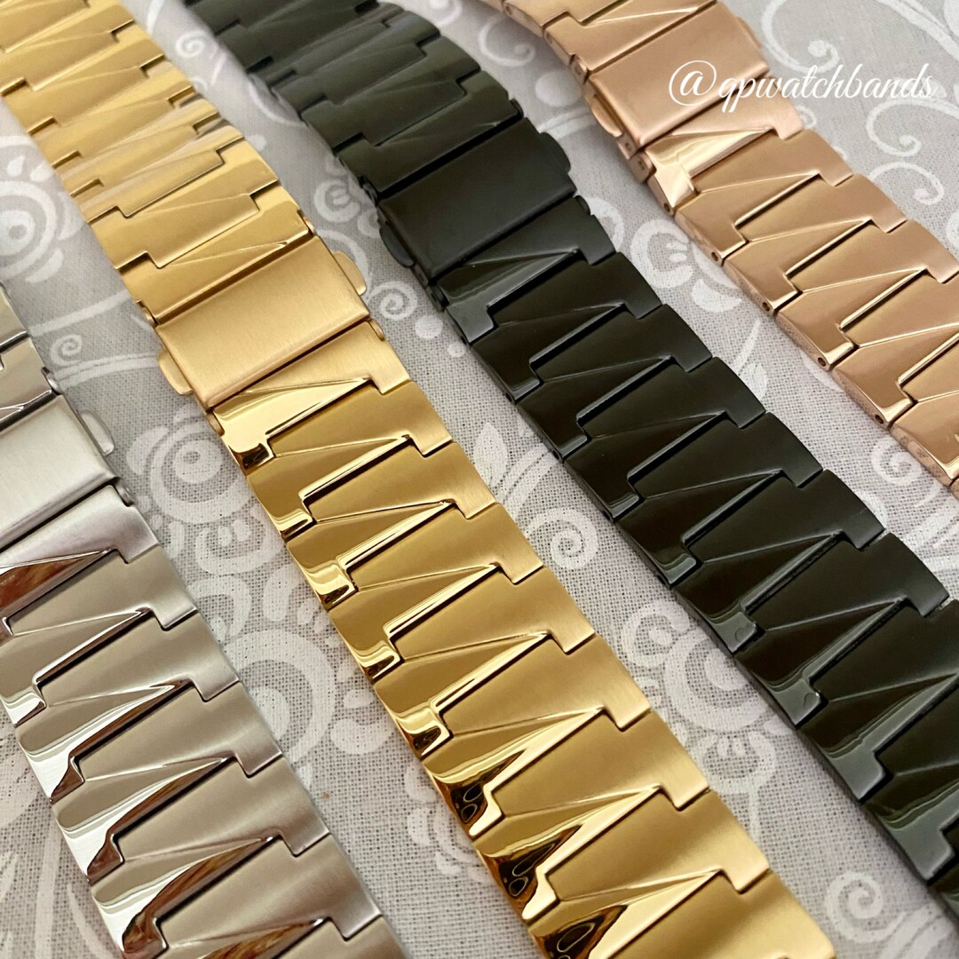 Google Pixel 1-2-3 41MM Stainless Steel Watch Band 20MM Two Tone Matte ...