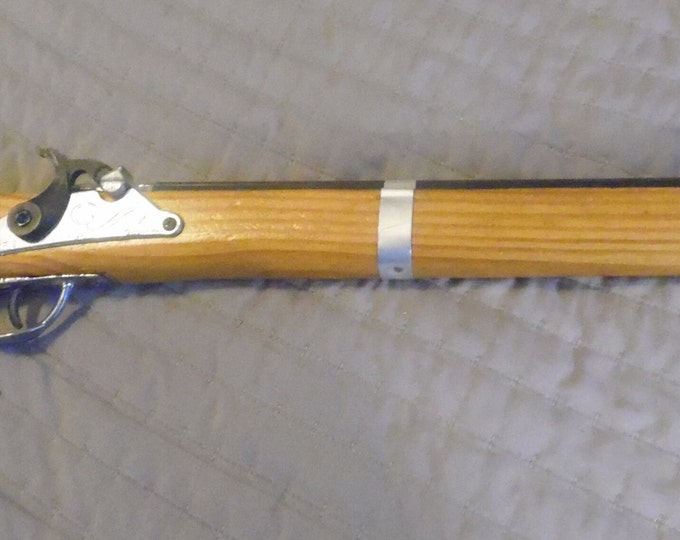 Vintage Parris 1970's Flintlock Pistol Toy Cap Gun Savannah TN 20” USA ...