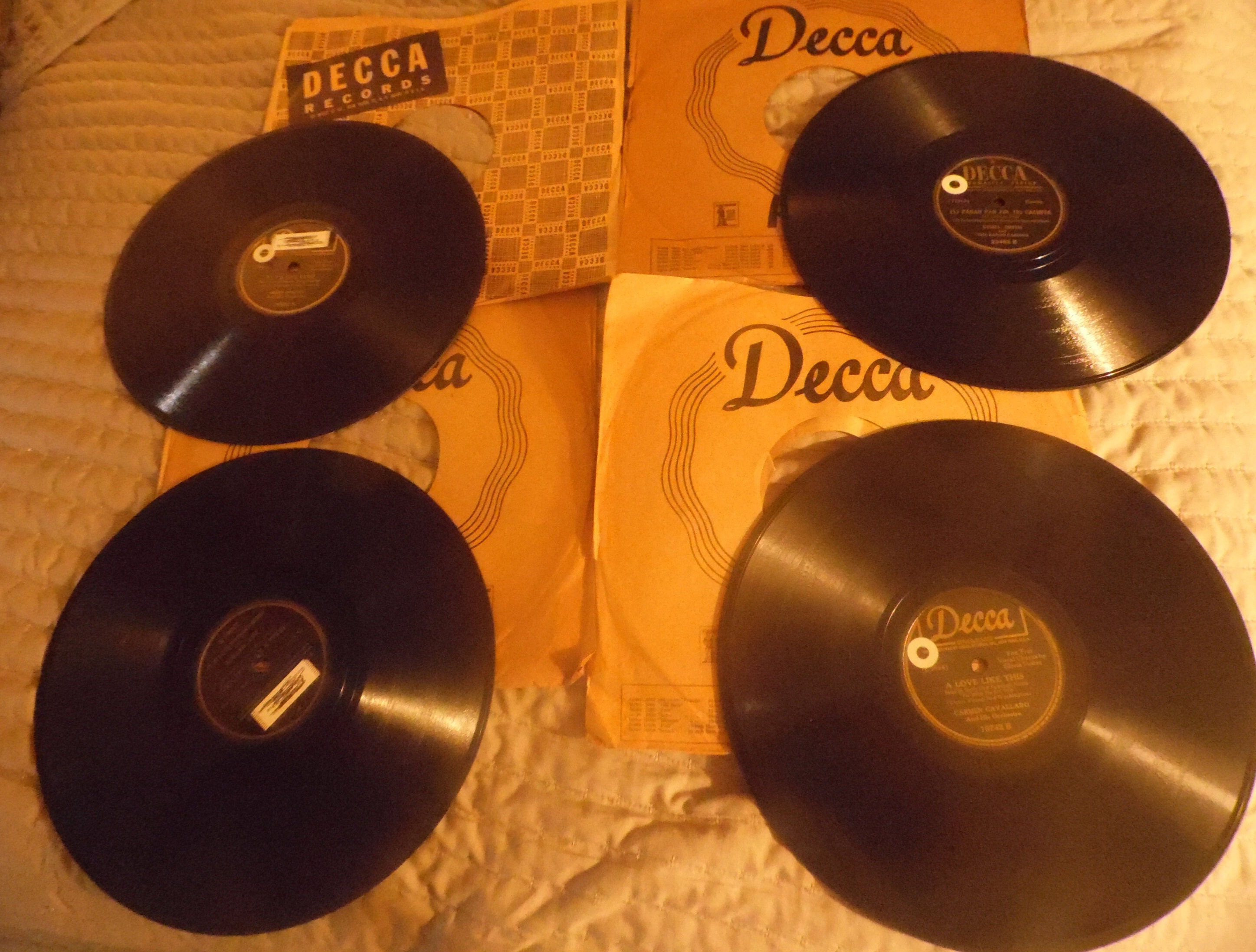 Lot of 4 Vintage DECCA 78 RPM Records Varius Artists. Very - Etsy