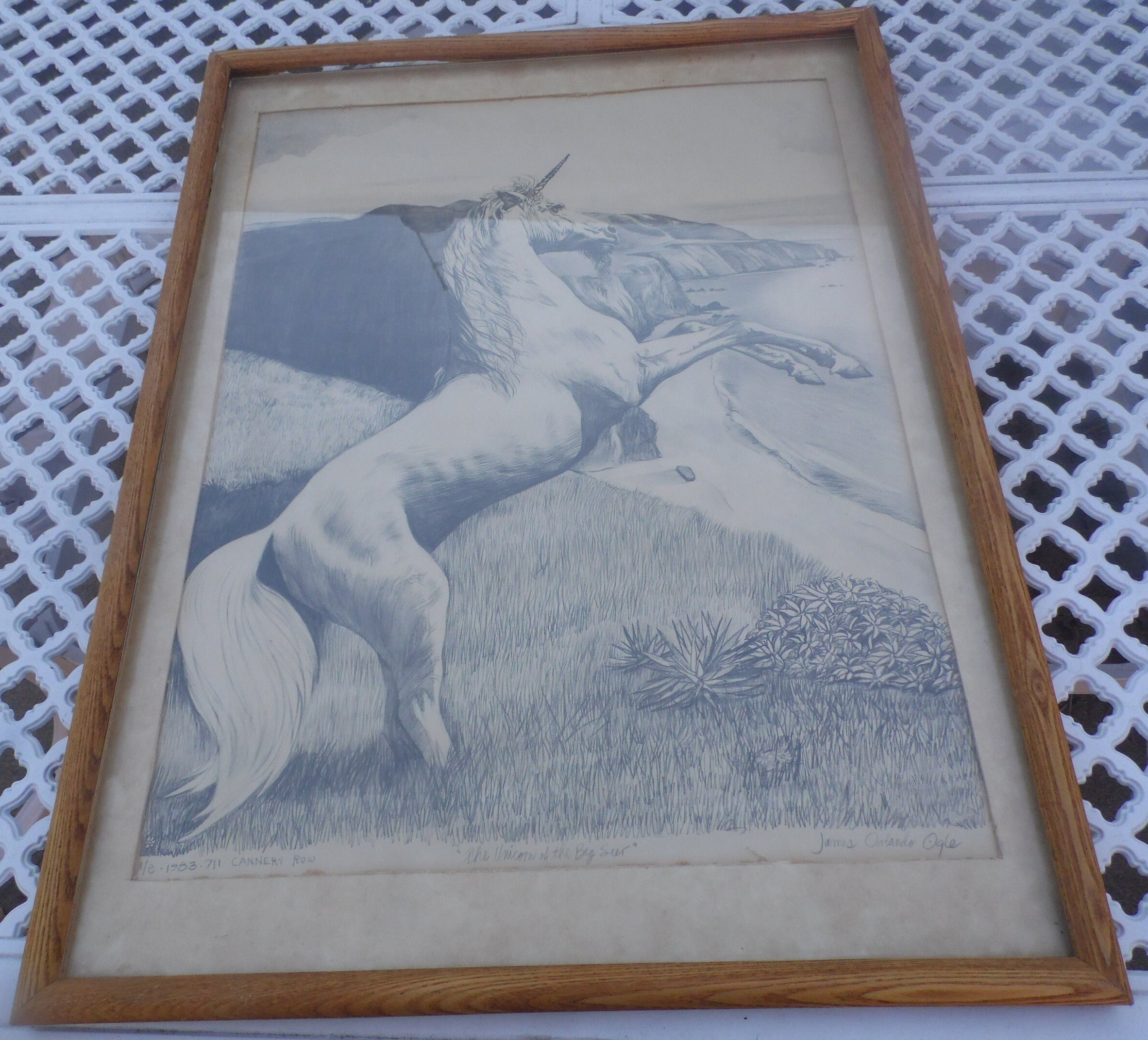 1983 Vintage Limited Edition Print by James Orlando Ogle Signed Framed ...