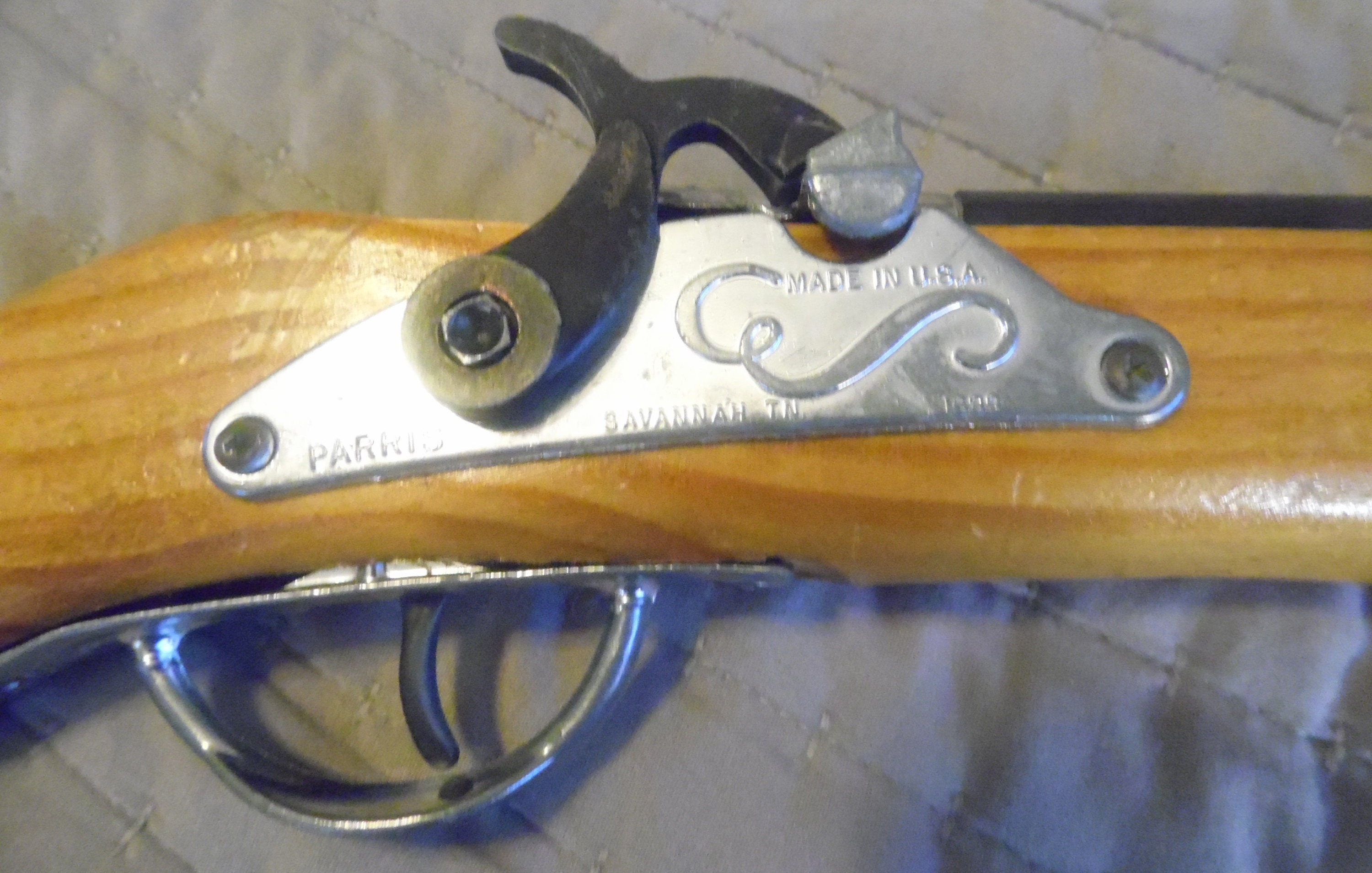Vintage Parris 1970's Flintlock Pistol Toy Cap Gun Savannah TN 20 USA ...