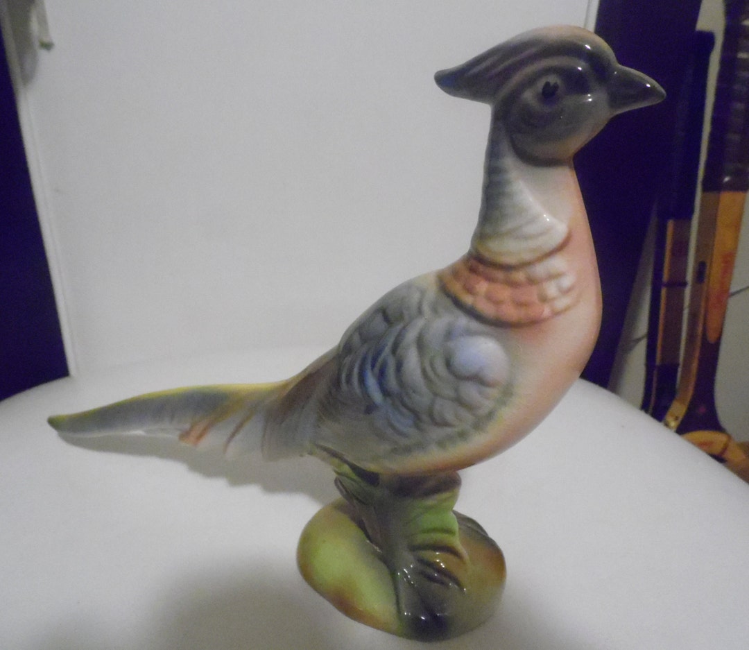 Mid Century Stewart B. Mcculloch California Pottery Pheasant Figurine 9 ...