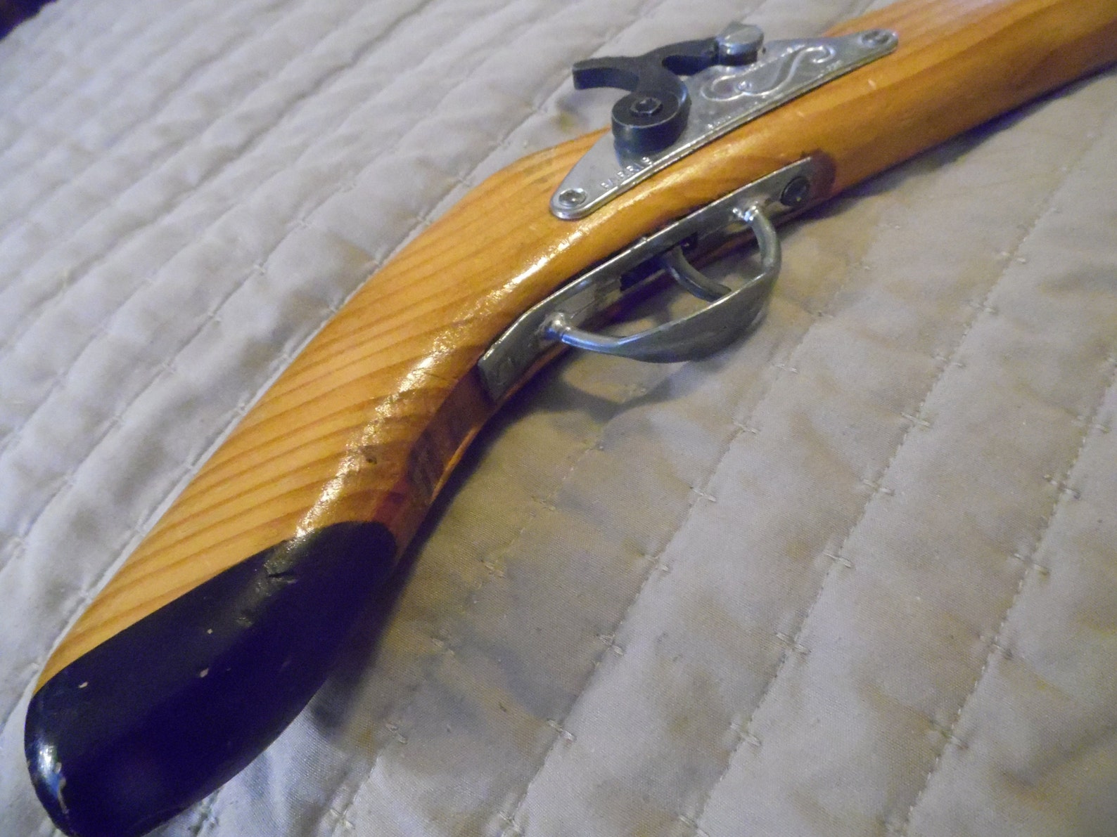Vintage Parris 1970's Flintlock Pistol Toy Cap Gun Savannah TN 20 USA ...