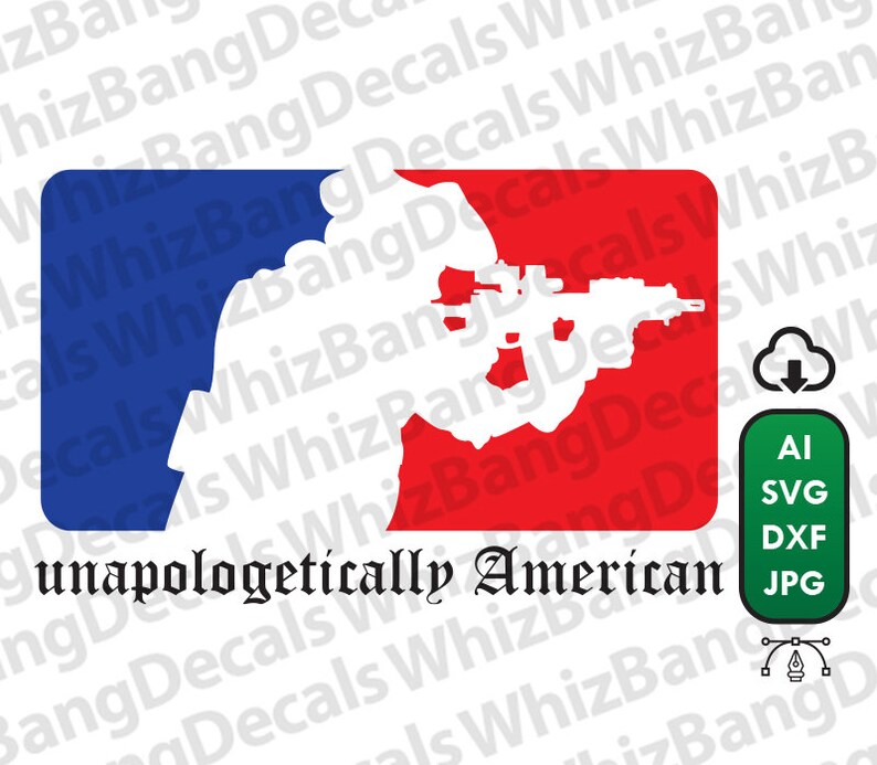 Unapologetically American SVG - Cricut, Silhouette, Vinyl, Car Sticker ...