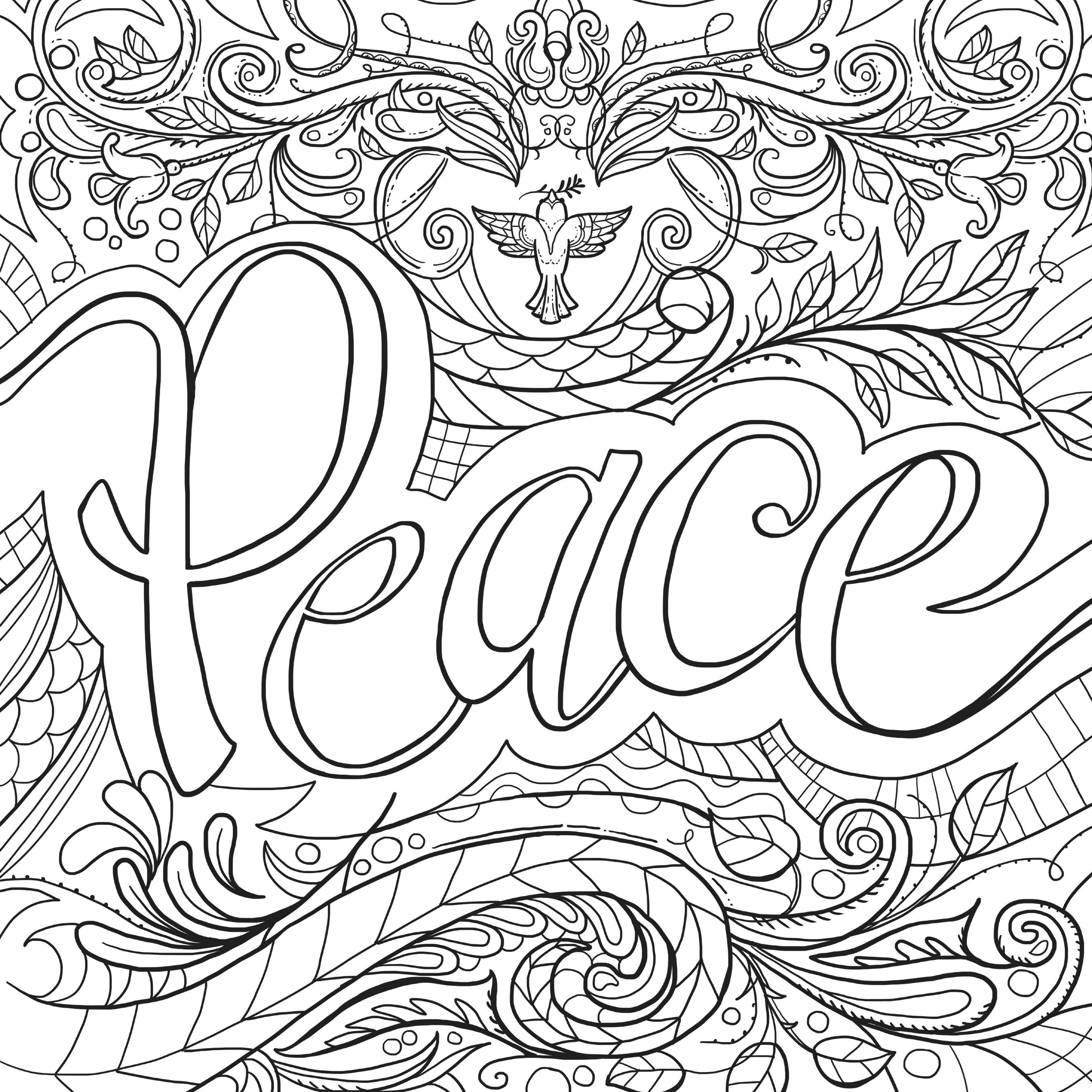 Colorful Comfort Spiritual Coloring Book - Etsy