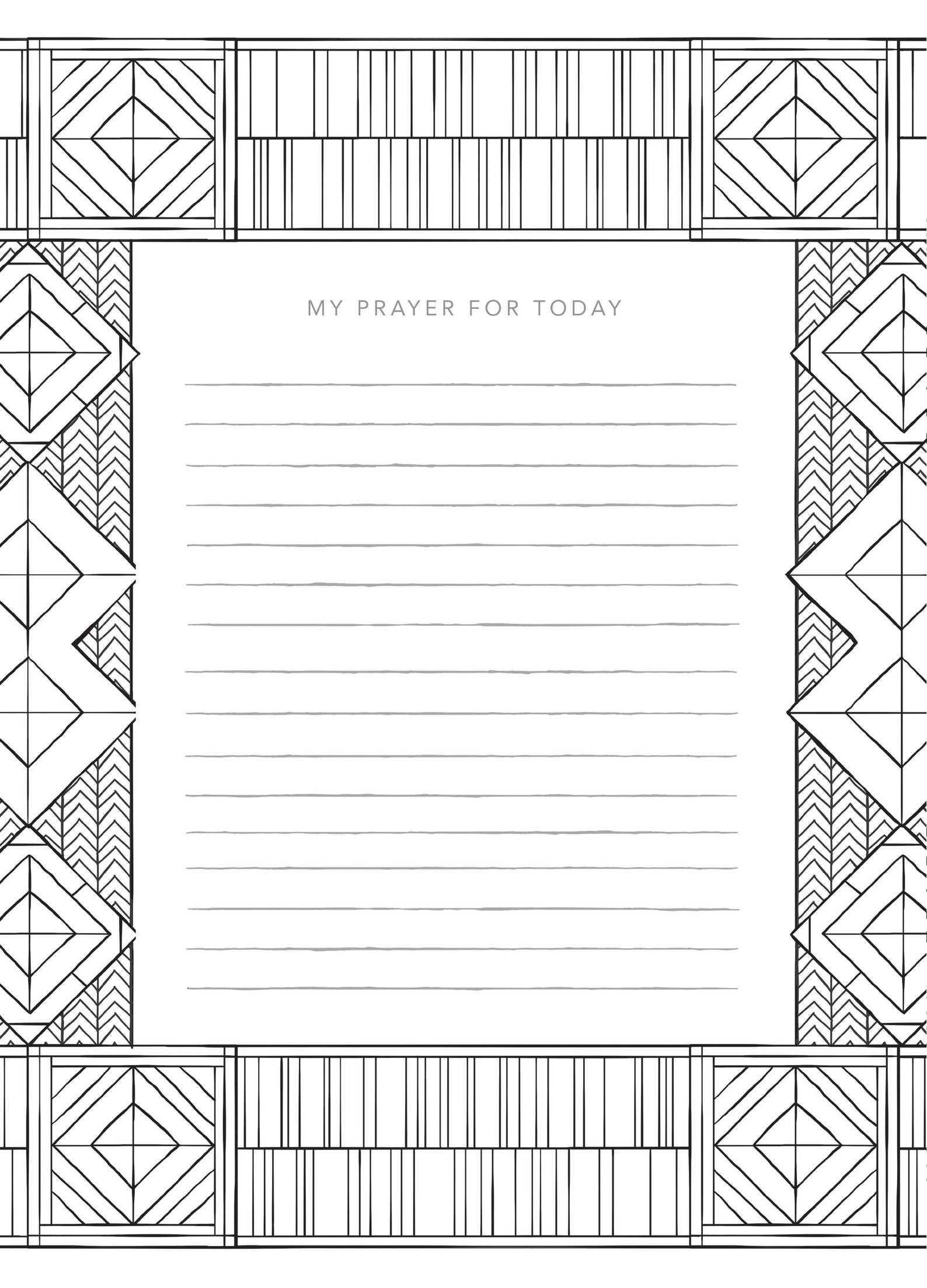 Patterns for Prayer Spiritual Coloring Book - Etsy