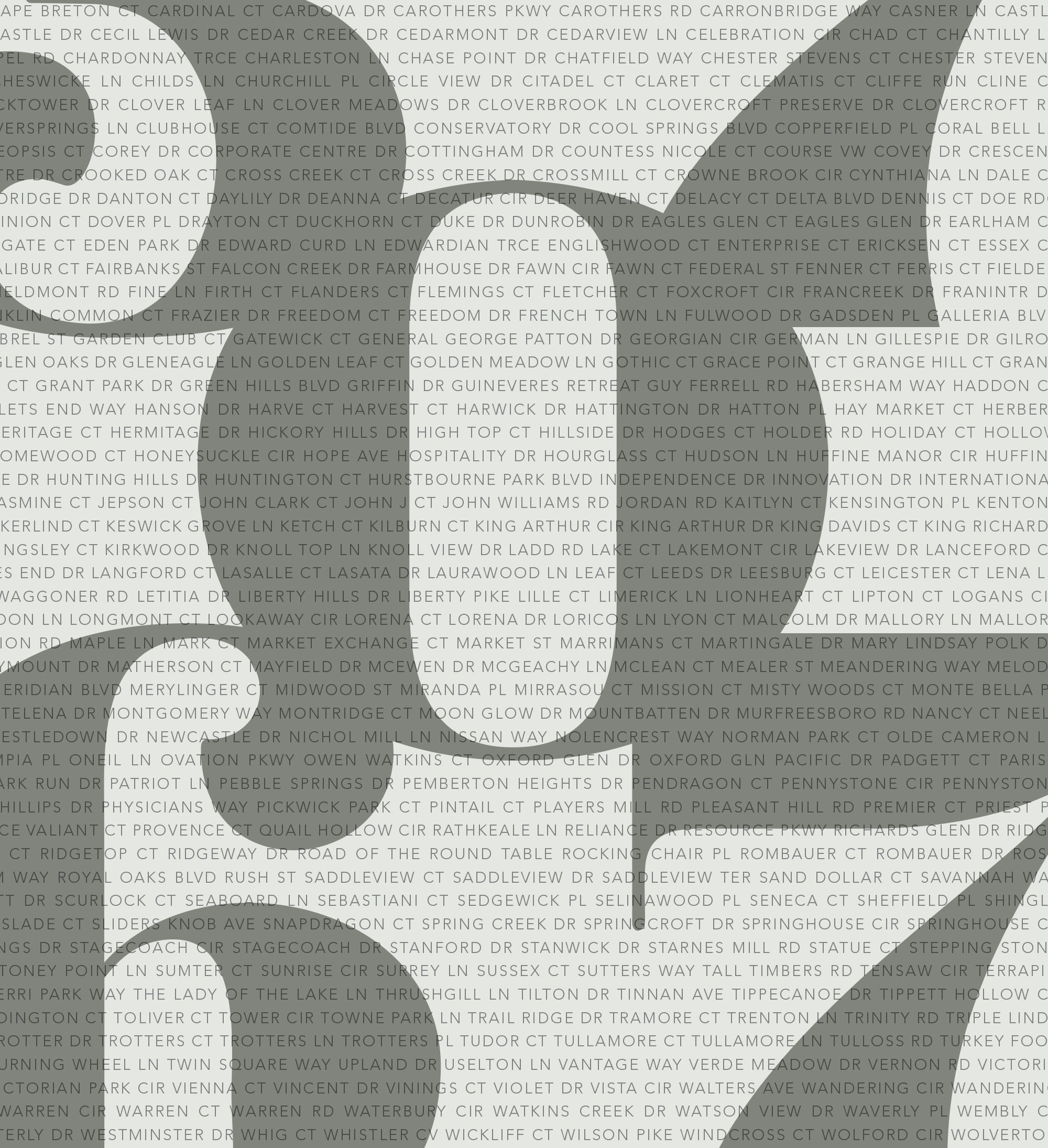 37067 Franklin TN Zip Code Poster - Etsy