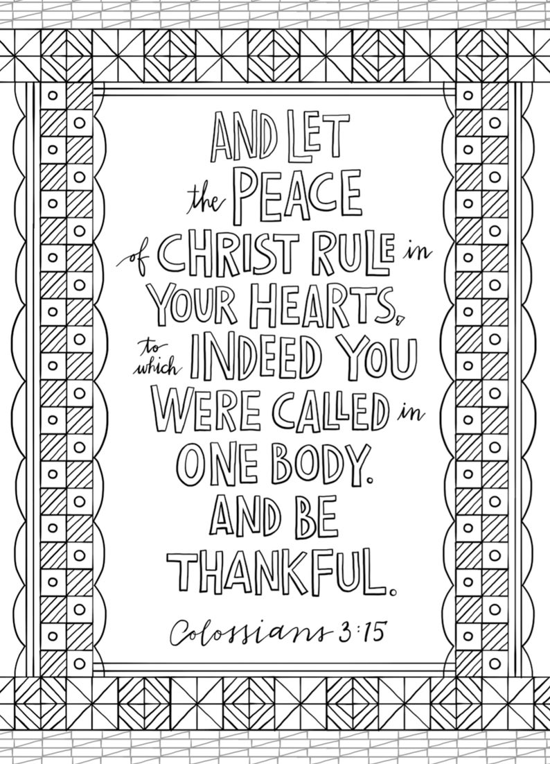 Patterns for Peace Spiritual Coloring Book - Etsy