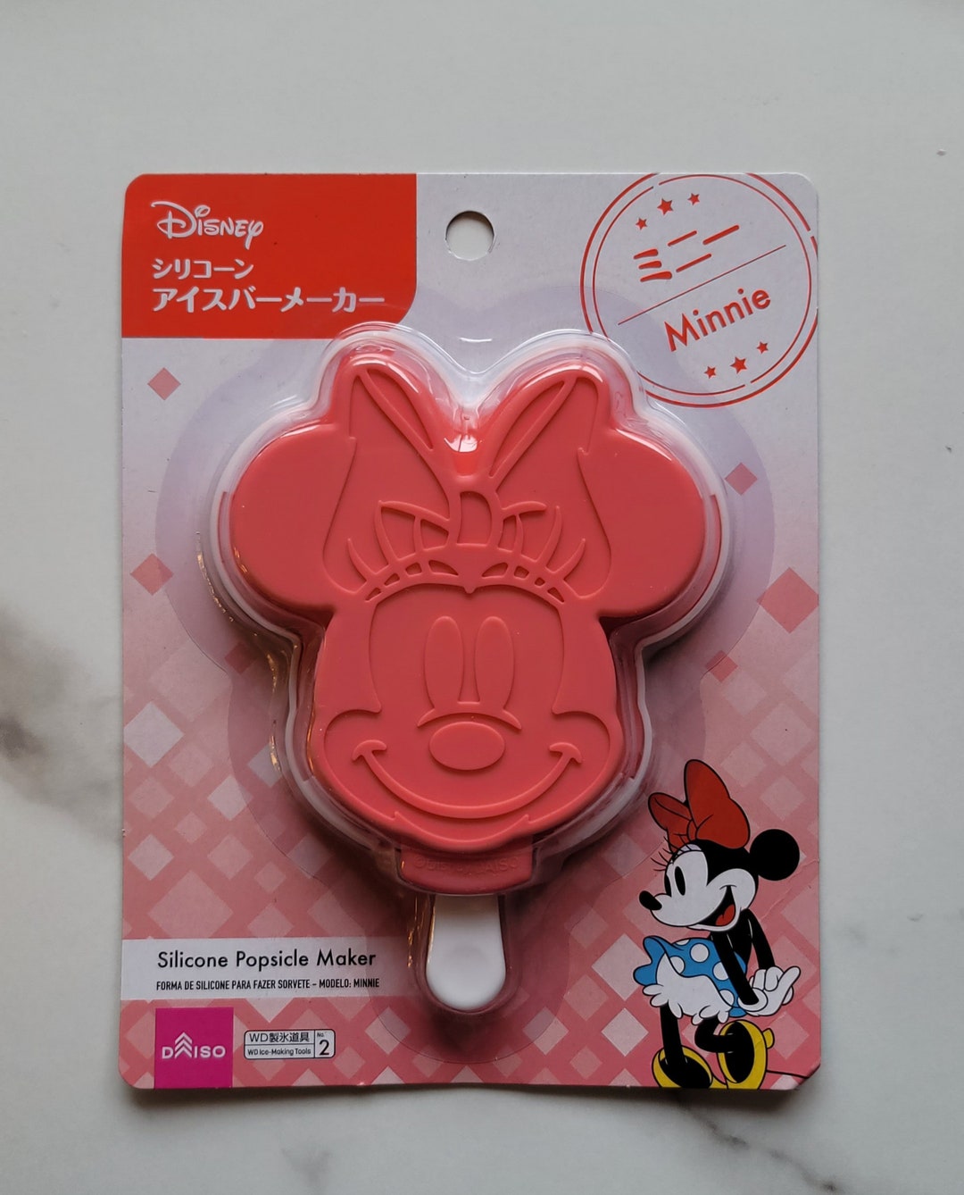 Minnie Mouse Silicone Mold Popsicle Maker Disney Chocolate Candy Resin ...