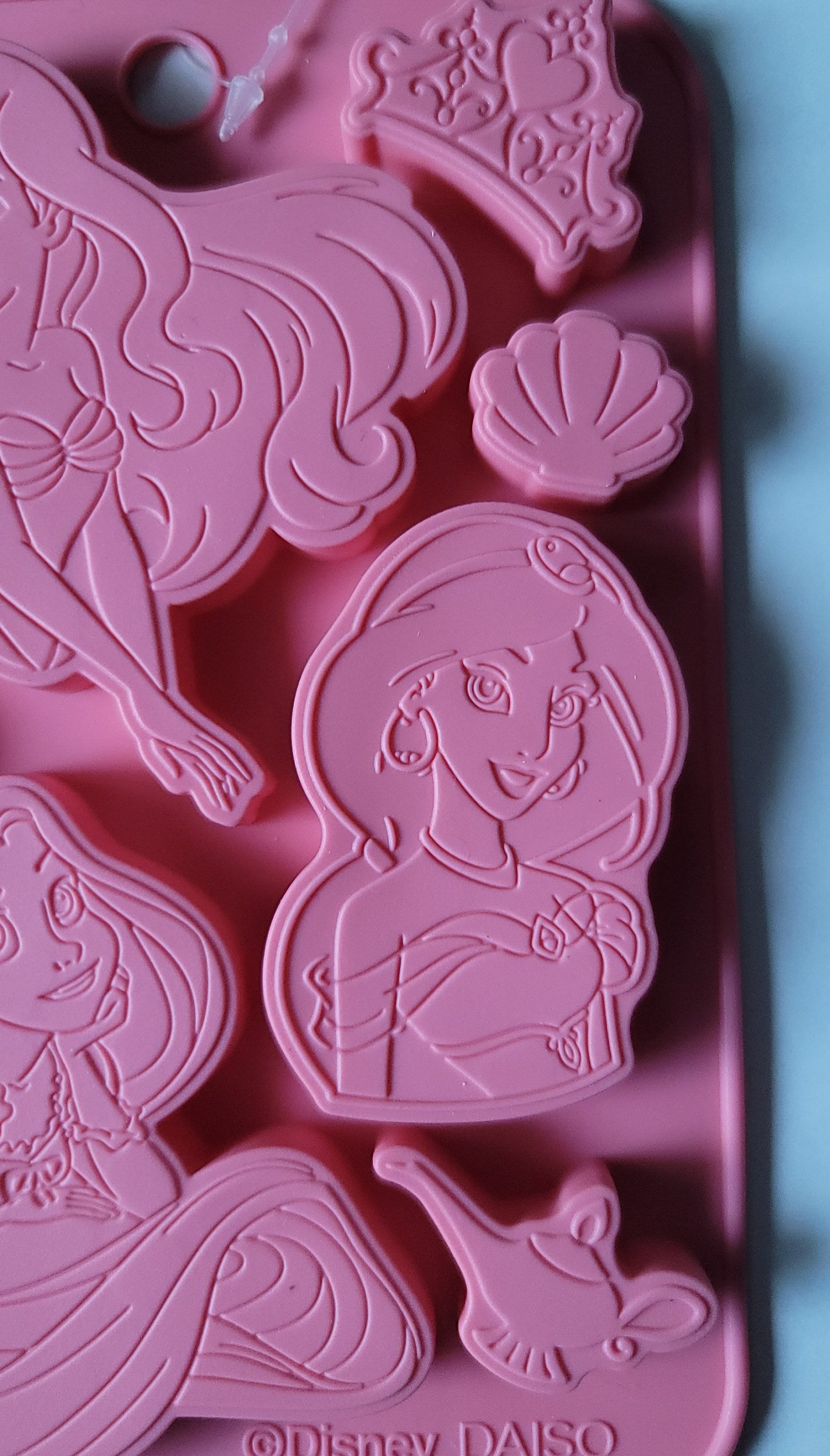 Disney Princess Ariel Jasmine Rapunzel Silicone Mold Disney Chocolate ...