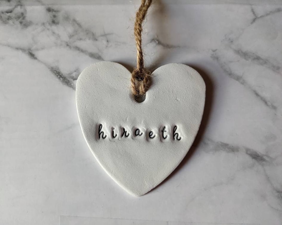 HIRAETH Large Hanging HEART Ceramic Ornament, Family GIFT, Decoration ...