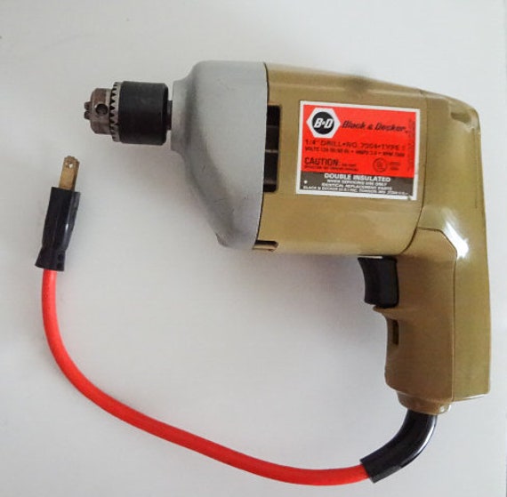 Vintage Drill 1/4 Handheld Power Utility Electric Drill | Etsy